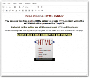 Edit HTML Online - About our Free Online HTML Editor